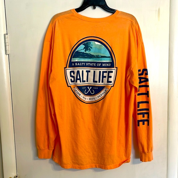 Shirts | Vintage Salt Life Mens Tshirt Long Sleeve | Poshmark